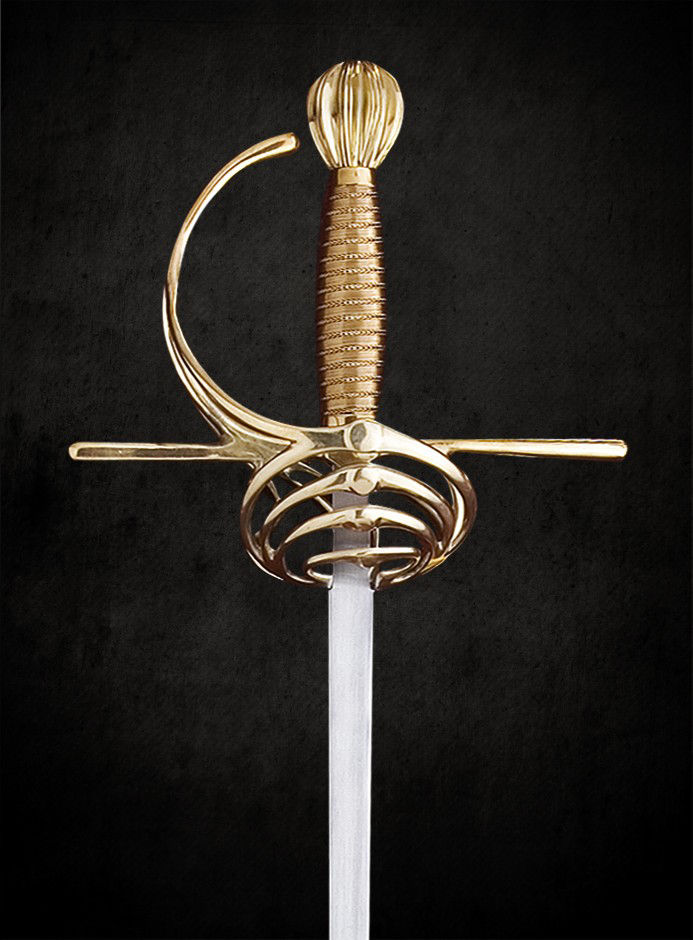 Golden Stage Combat Rapier